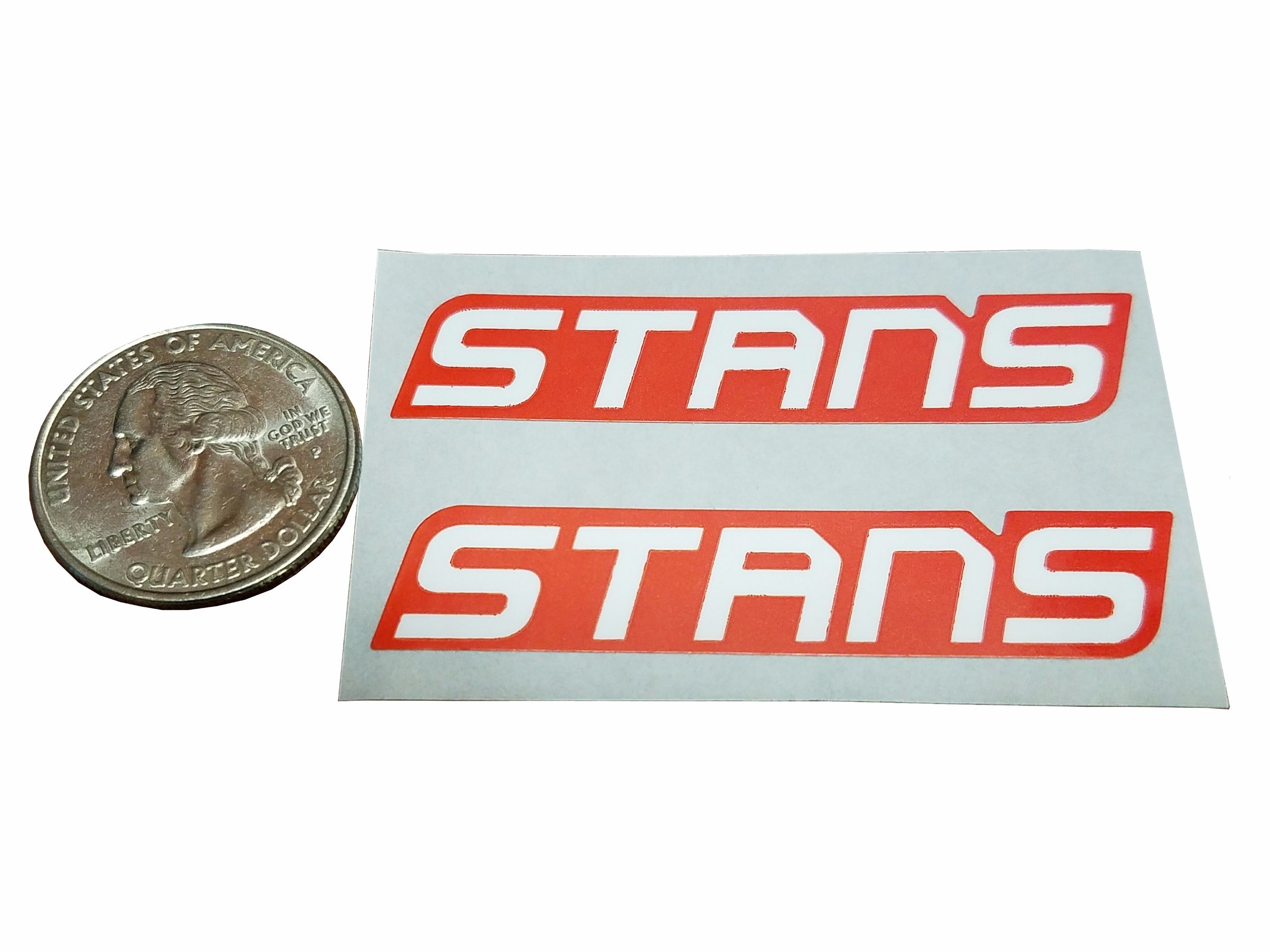 Red/White Helmet Sticker Pair – Stan's