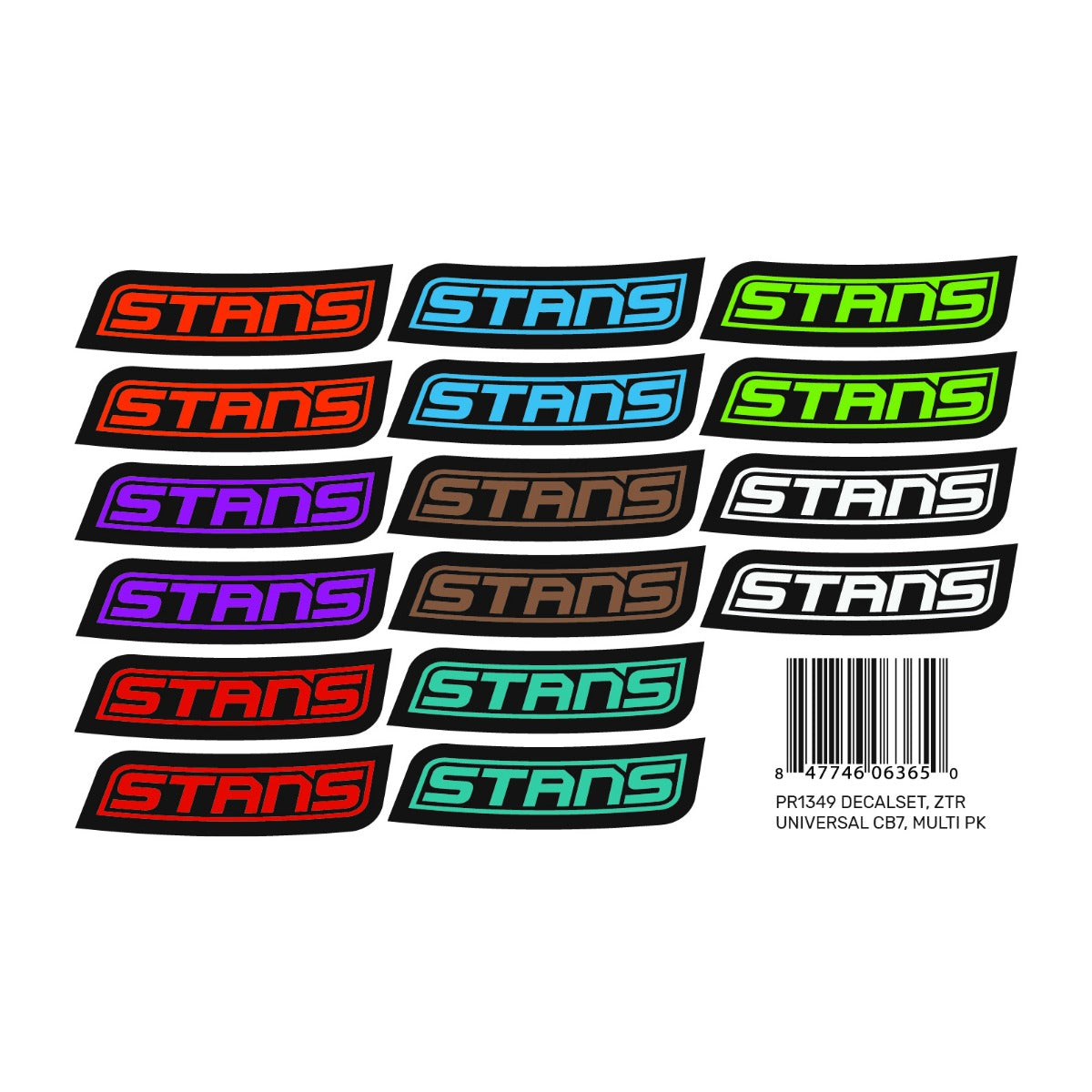 Universal Decal Sheet – Stan's