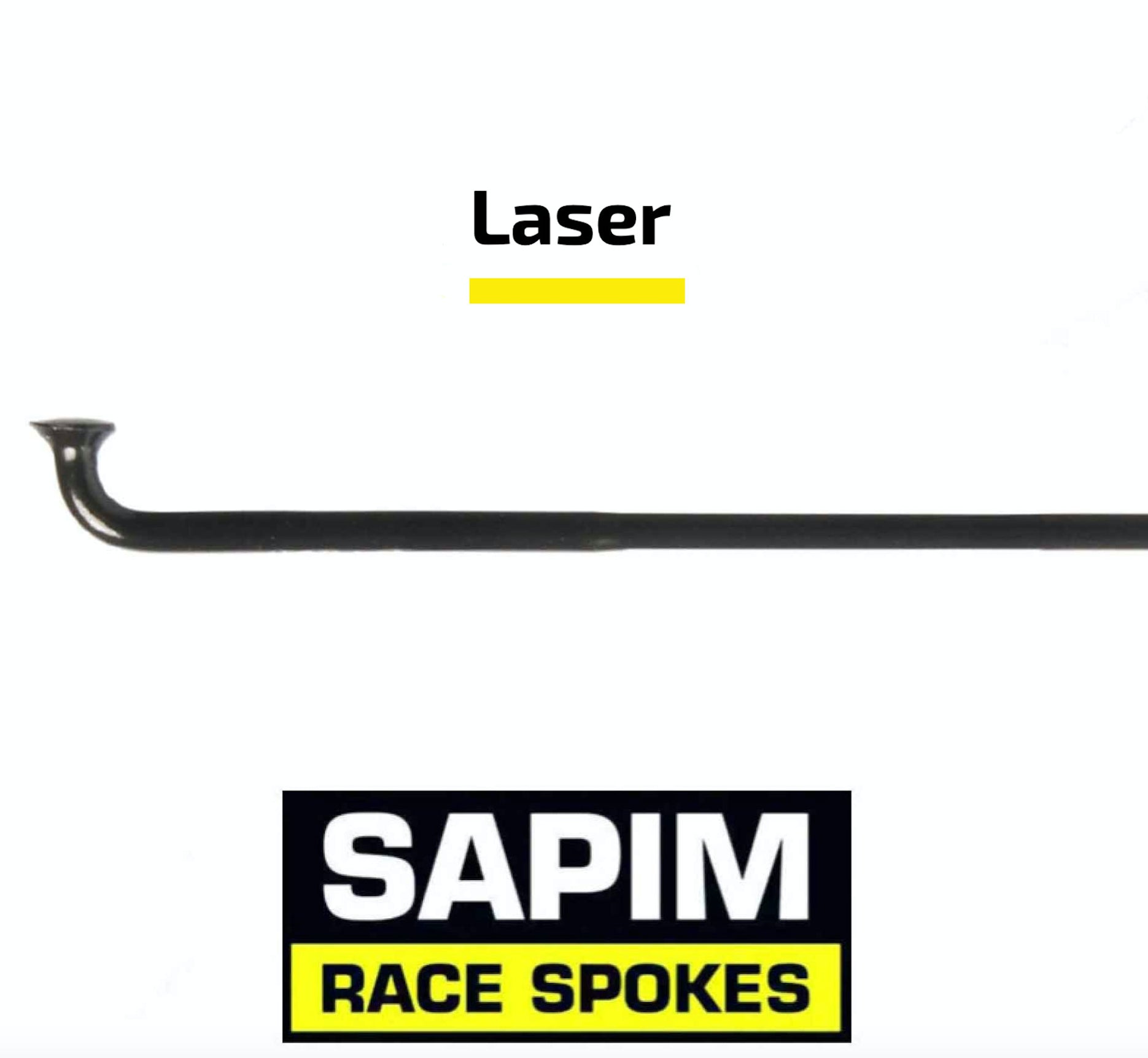 SPOKE, SAPIM, LASER, 1.8/1.5/1.8, BLACK – Stan's